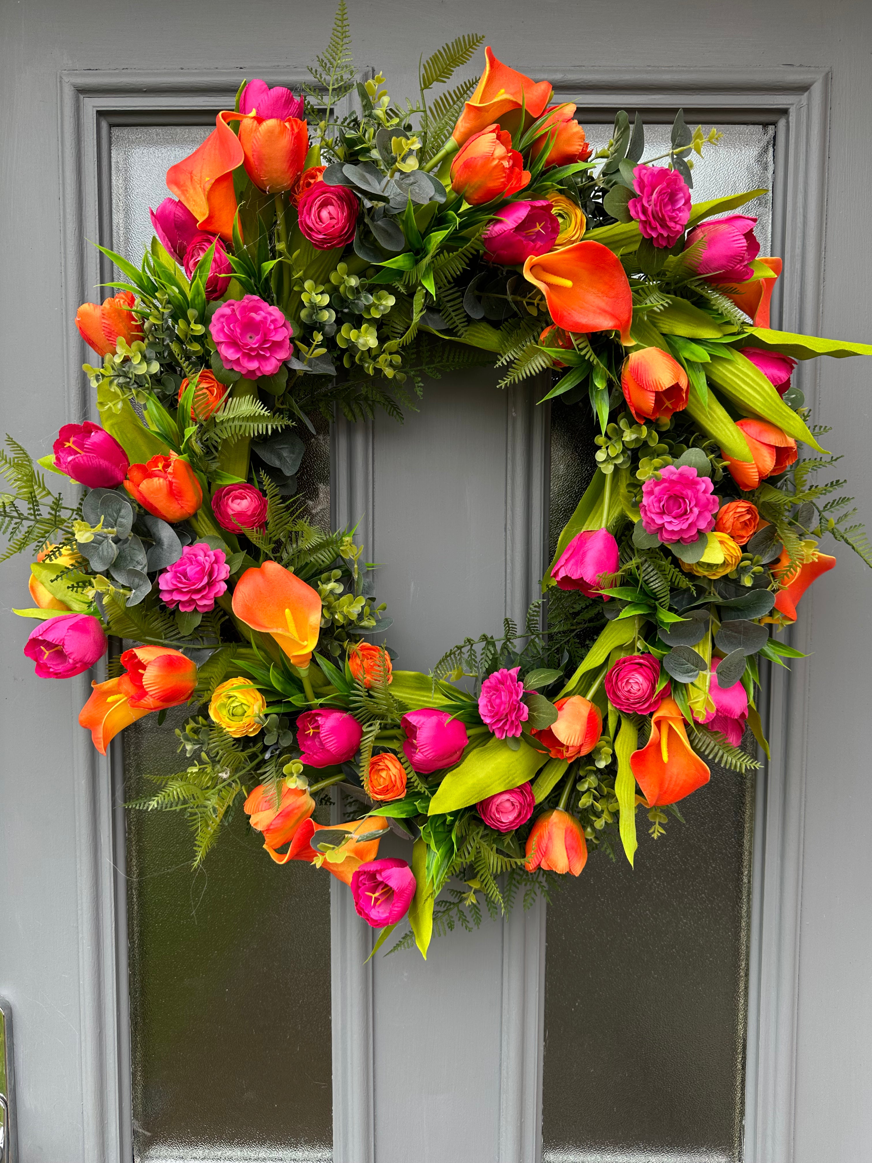 SUMMER WREATHS – HOMEMADE FROM HOME