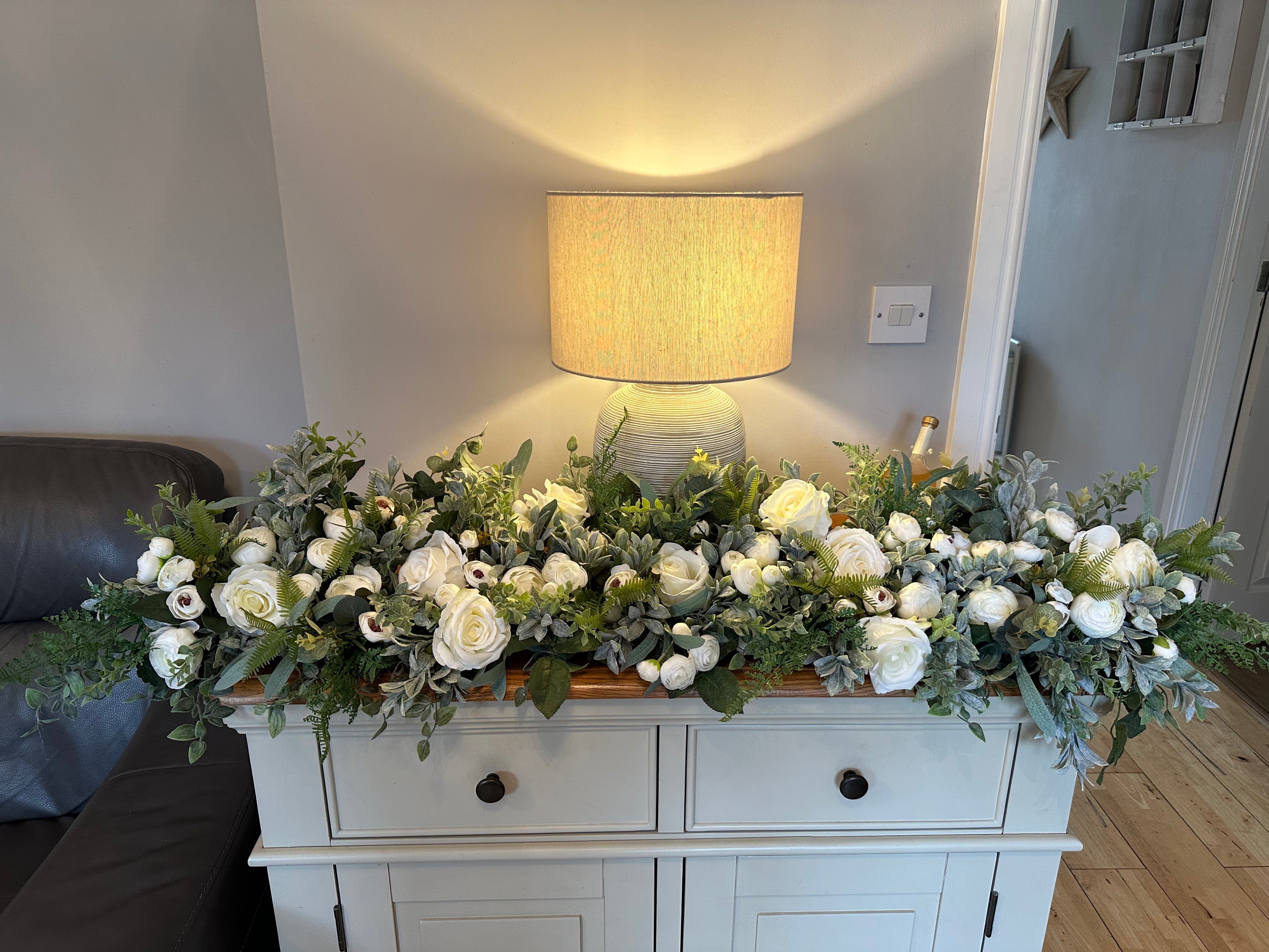 Ivory garland – HOMEMADE FROM HOME